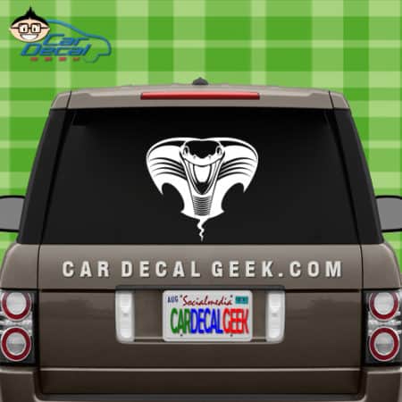 Cobra Snake Head Vinyl Cal Decal Graphic | Window Stickers