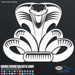 Cobra Snake Vinyl Cal Decal Graphic | Window Stickers
