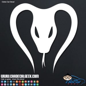 Cobra Snake Vinyl Car Decal Graphic | Reptile Stickers