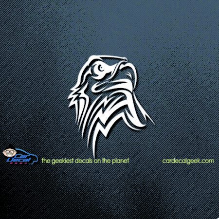 USA America Patriotic Eagle Head Car Window Decal Sticker Graphic