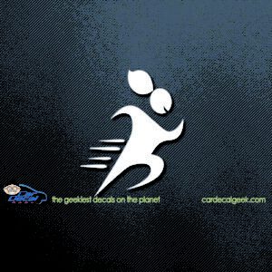 Runner Girl Car Window Decal Sticker Graphic