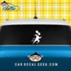 Runner Girl Car Window Decal Sticker Graphic