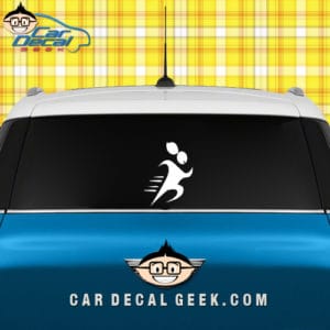 Runner Girl Car Window Decal Sticker Graphic