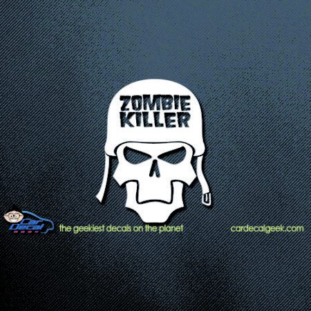 Zombie Killer Car Decal Graphic | Window Stickers