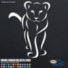 Lioness Female Lion Car Decal | Window Sticker