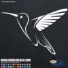 Hummingbird Car Decal Graphic | Window Stickers