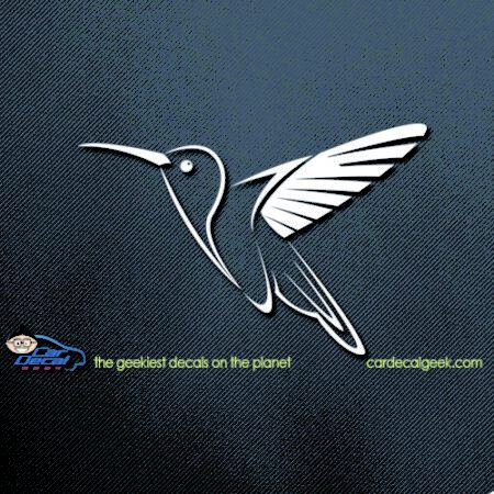 Hummingbird Car Decal Graphic | Window Stickers