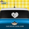 Love Life Live Heart Car Decal Window Graphic Sticker