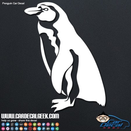 Penguin Car Decal Graphic | Window Stickers