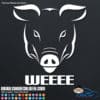 Pig Face Weee Car Decal Window Graphic Sticker