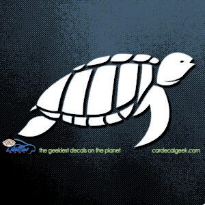 Sea Turtle Reptile Decal Graphic | Window Stickers