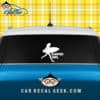 Surfer Girl Car Window Decal Graphic Sticker