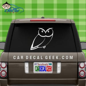 Adorable Cute Owl Car Vinyl Decal | Owl Stickers