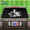 Flaming Shark Car Decal Graphic | Window Stickers