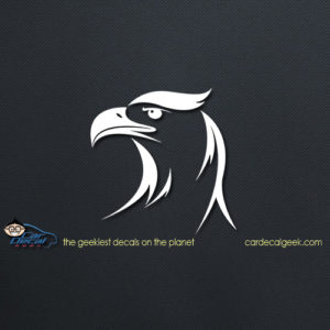 American Eagle Head Car Decal Graphic | Window Stickers