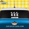 3 Moose Meese Car Window Vinyl Decal Sticker Graphic