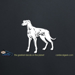 Greyhound Dog Vinyl Car Sticker Decal Graphic