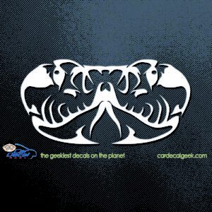 Rattlesnake Viper Snake Head Car Window Decal | Reptile Stickers