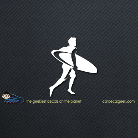 Surfer Dude Vinyl Car Decal Sticker | Surfing Decals