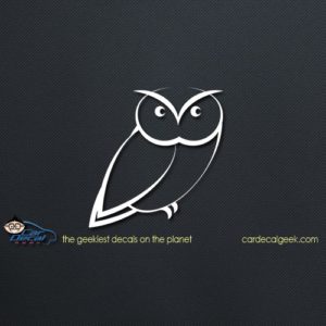 Adorable Cute Owl Car Vinyl Decal | Owl Stickers