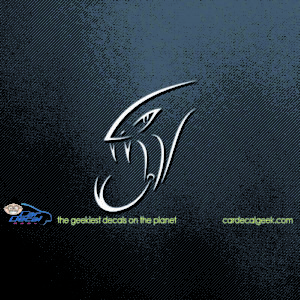 Snake Viper Head Car Window Decal Sticker | Reptile Decals