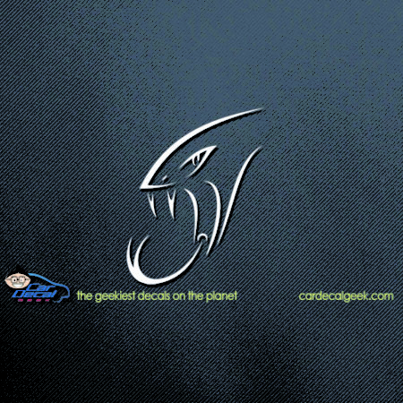 Snake Viper Head Car Window Decal Sticker | Reptile Decals