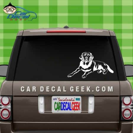 Awesome Labrador Dog Car Window Decal Sticker | Dog Decals