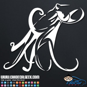Octopus Car Window Vinyl Decal Sticker | Wildlife Decals