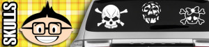 Skull Car Window Decals, Stickers & Graphics | Wall Decals