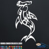 Tribal Hammerhead Shark Car Window Vinyl Decal Sticker