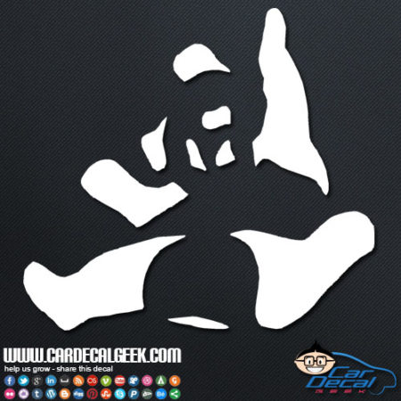 Cute Panda Vinyl Car Window Decal Sticker | Wildlife Decals