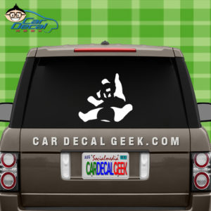 Cute Panda Vinyl Car Window Decal Sticker | Wildlife Decals