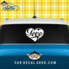 Love in the Heart Car Window Decal Sticker | Love Decals