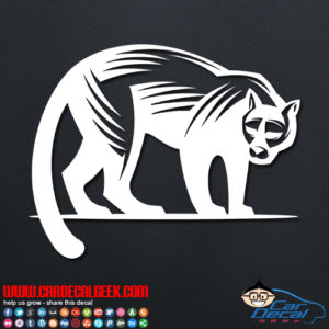 Big Cat Vinyl Car Window Decal Sticker | Animal Decals