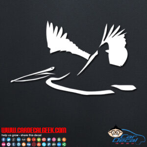 Awesome Pelican Car Window Decal Sticker | Animal Decals