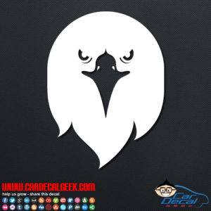 Eagle Head Car Window Decal Sticker | Bird Decals