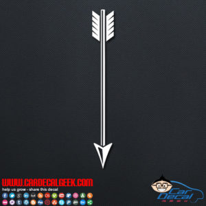 Hunting Arrow Vinyl Decal Window Sticker | Hunting Decals