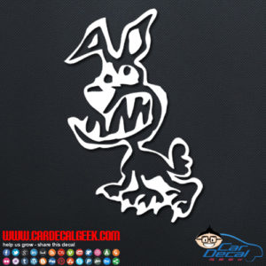Rapid Zombie Dog Car Decal Sticker