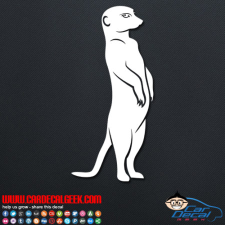 Meerkat Car Window Vinyl Decal Sticker Graphic