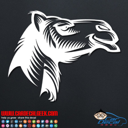 Moose Head Vinyl Car Window Decal Sticker | Animal Decals