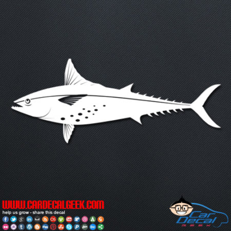 Tuna Fish Car Truck Decal Sticker | Fishing Decals