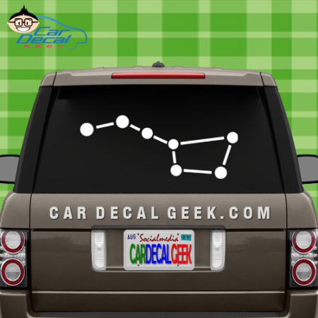 Big Dipper Stars Car Window Decal | Astronomy Science Decals