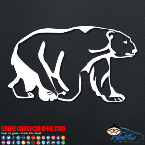 Polar Bear Car WIndow Decal Sticker Graphic | Bear Decals