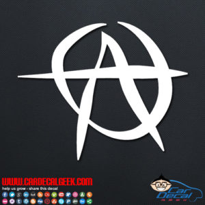 Punk Rock Anarchy Car Vinyl Decal Sticker | Punk Decals
