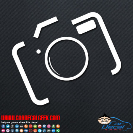 Camera Vinyl Car Truck Decal Sticker | Photography Decals