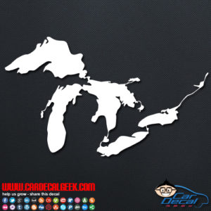 Great Lakes Car Window Vinyl Decal Sticker