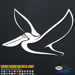 Cool Pelican Car Window Decal Sticker | Bird Decals