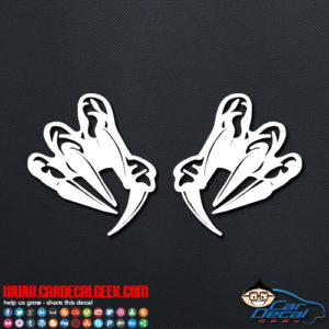 Vicious Claws Decals Sticker Vinyl Car Decal Sticker