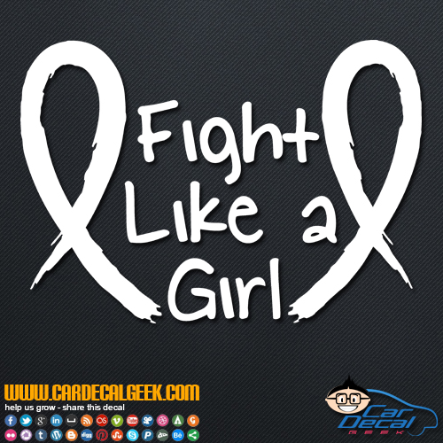 Cancer Awareness, Ribbons, Fight Cancer Vinyl Decals & Stickers