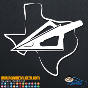 Texas Bowhunting Arrow Car Truck Decal | Hunting Decals